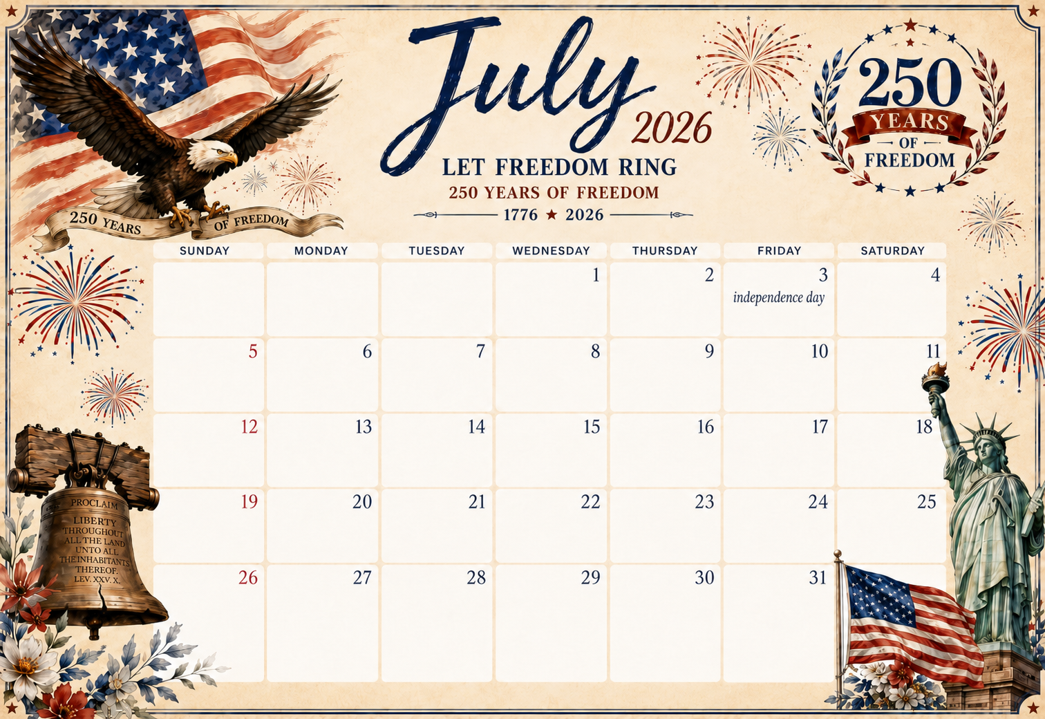 Independence Day 2026: U.S. Holiday, July 4 & July 3